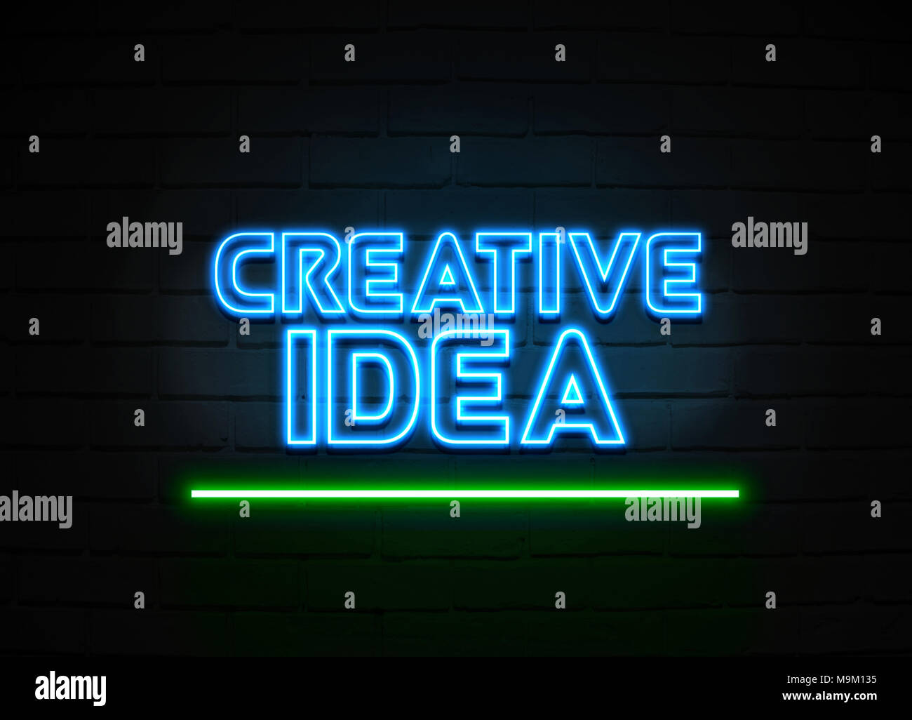 Creative illuminated sign hi-res stock photography and images - Alamy