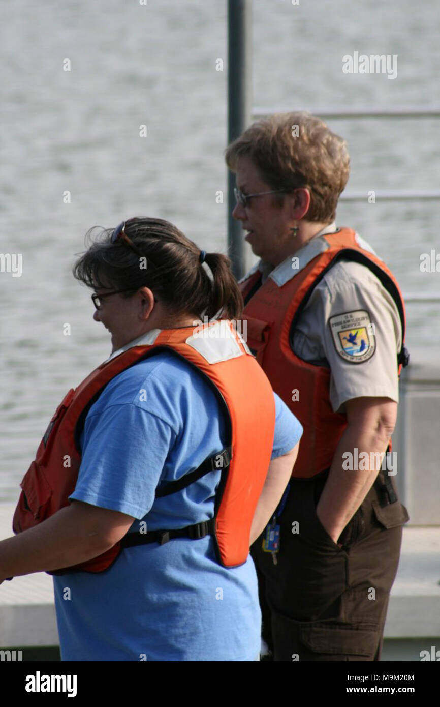 USFWS at work protecting the environment Stock Photo - Alamy