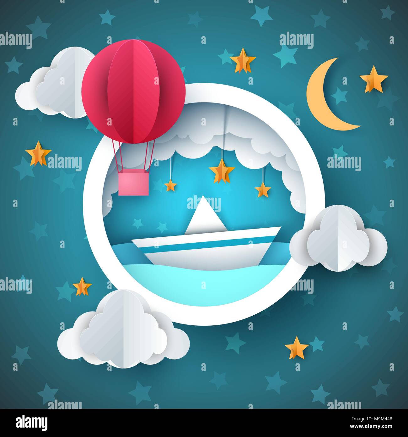 Hot air balloon pirate ship hi-res stock photography and images - Alamy