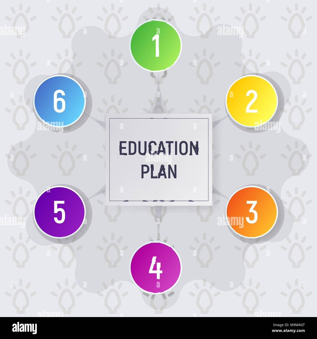 Infographic template creative brain education Stock Vector Images - Alamy