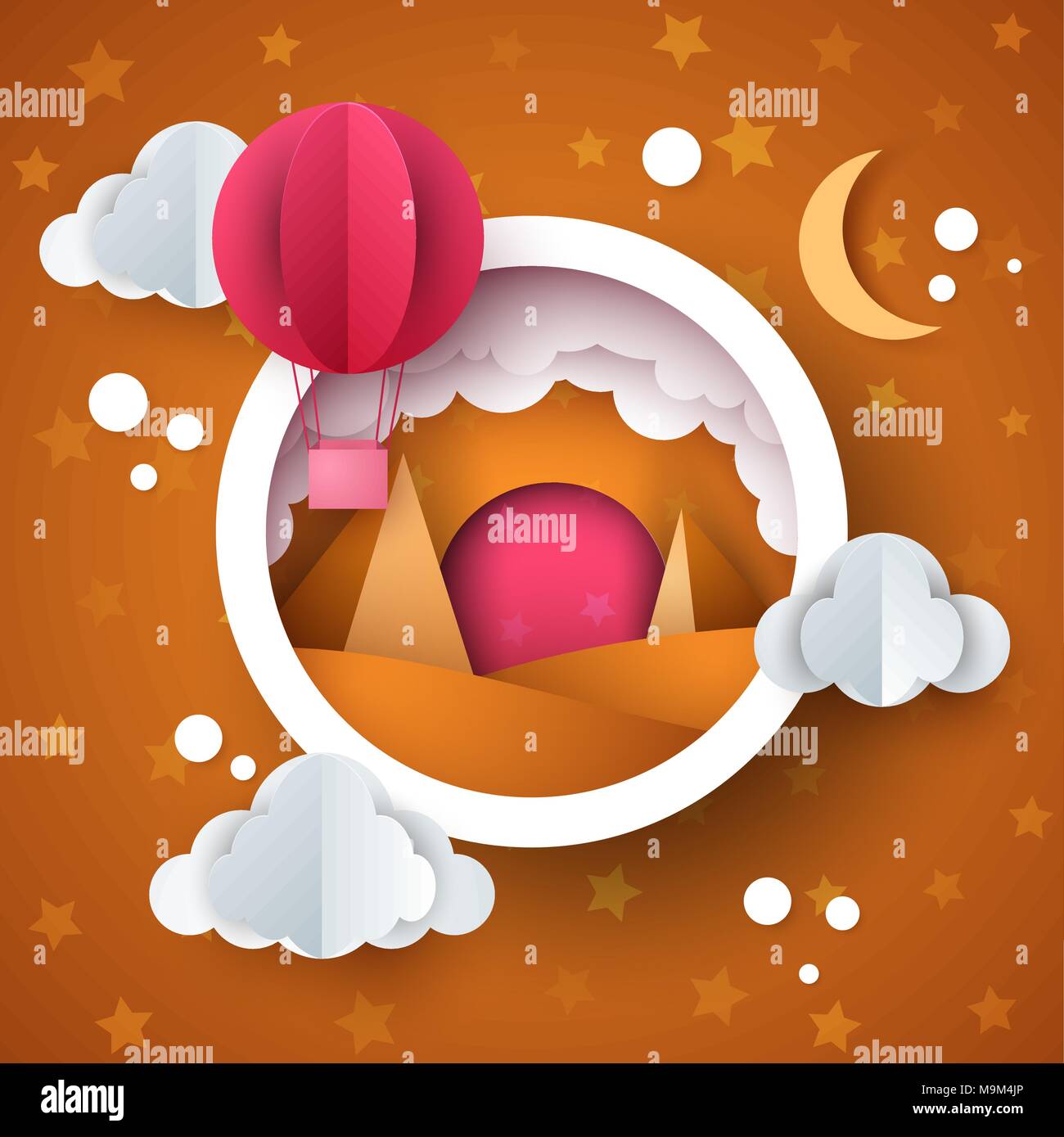 Pyramid egypt moon Stock Vector Images - Alamy