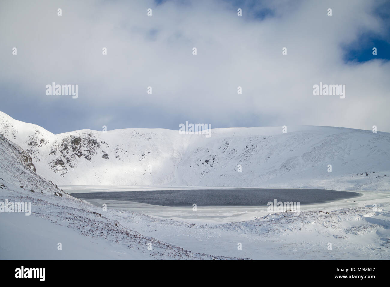Looking towards Loch Brandy in Glen Clova Angus Scotland Stock Photo ...