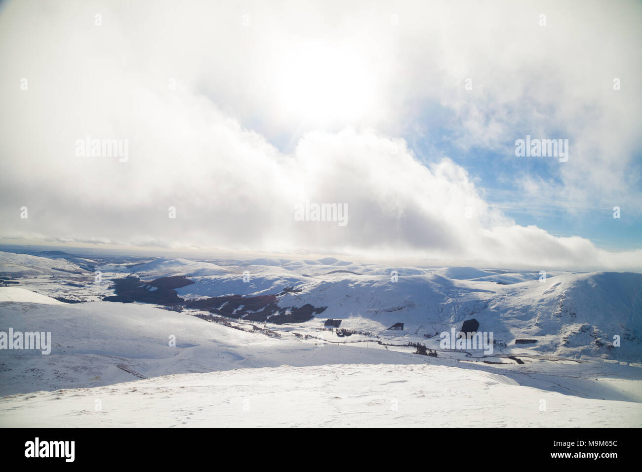 Glen Clova Valley in Angus Scotland during winter Stock Photo - Alamy