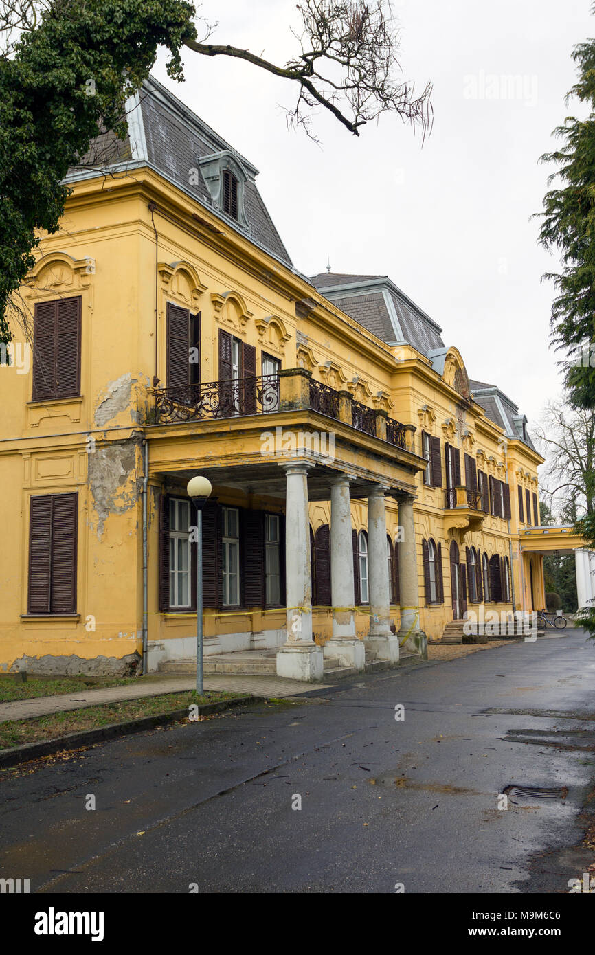 Szechenyi palace in Marcali, Hungary Stock Photo - Alamy
