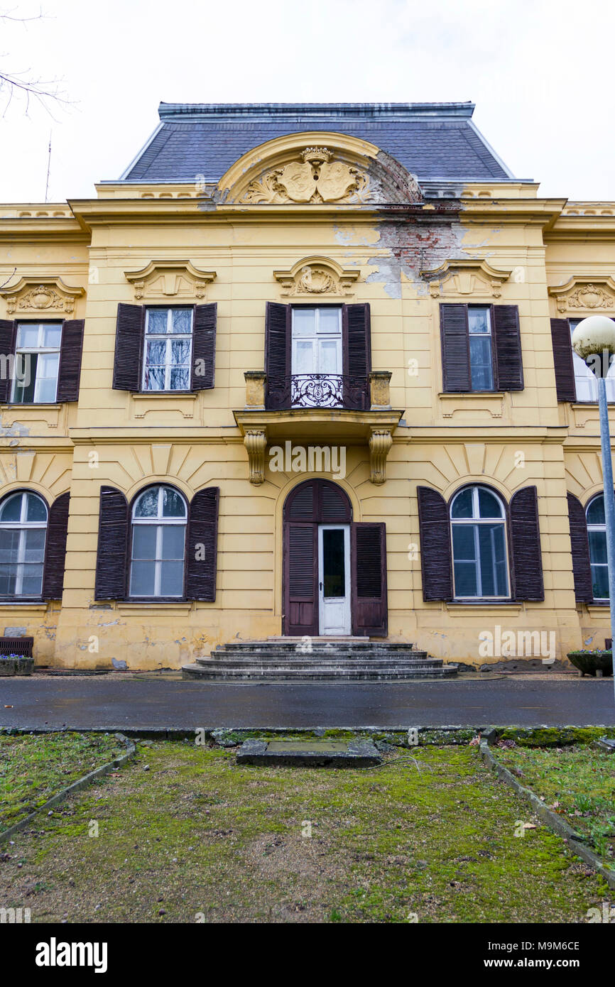Szechenyi palace in Marcali, Hungary Stock Photo - Alamy