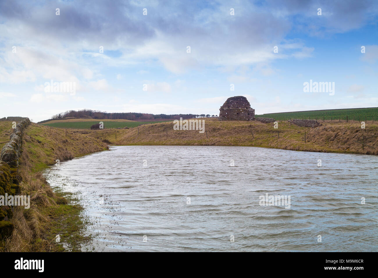 St Murdocks Chapel along the Angus Coastal Path Scotland Stock Photo ...