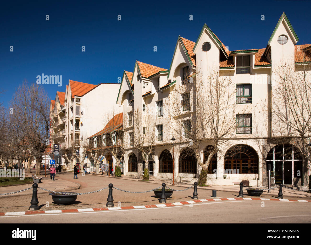 Mc276 Morocco, Ifrane, Middle Atlas resort, cafes and hotels in ...