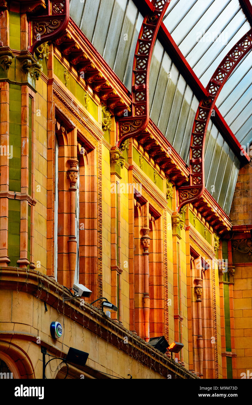 Interior of Grade II listed Miller Arcade in Preston Lancashire Stock ...