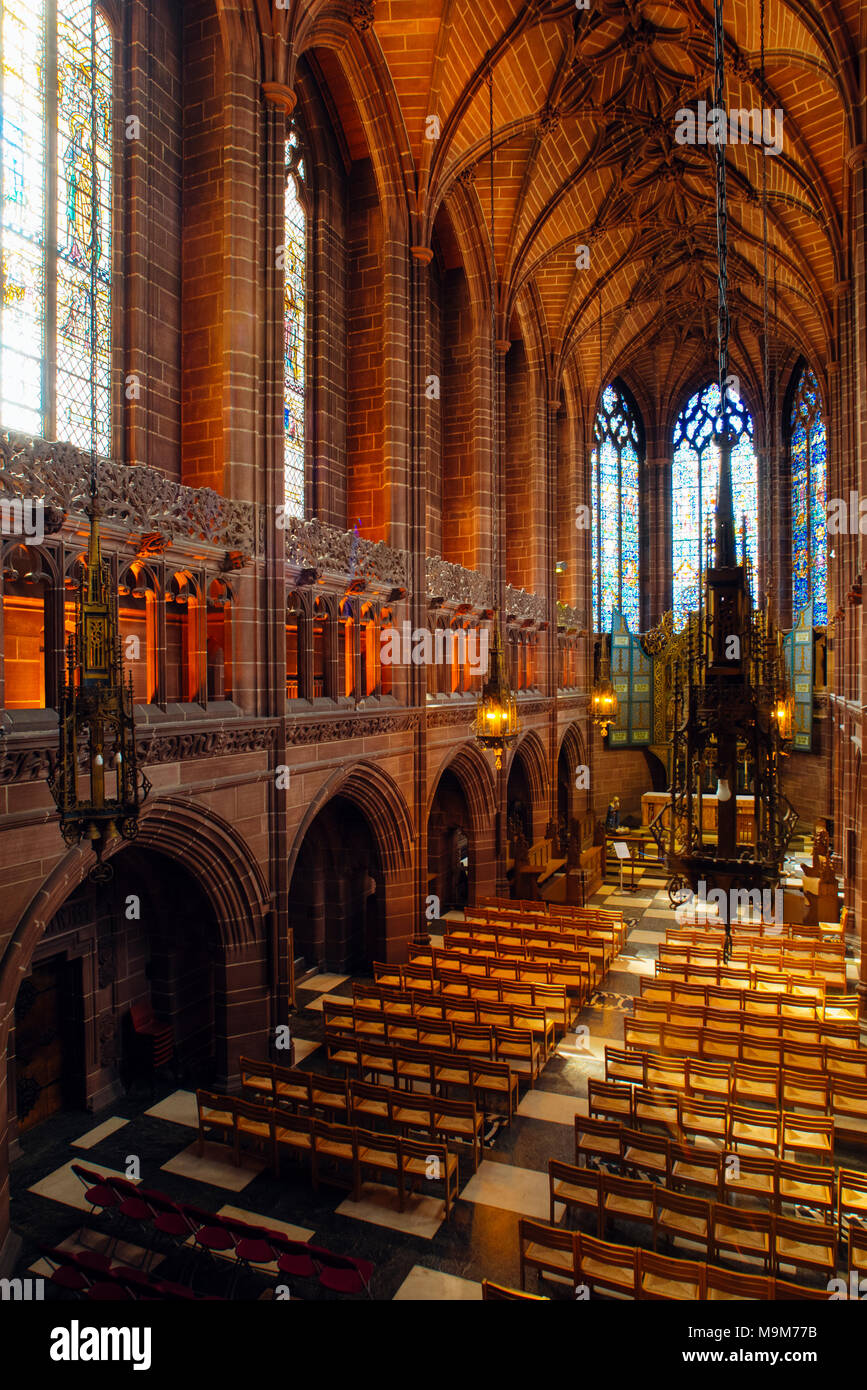The Lady Chapel of the Anglican Cathedral, Liverpool Stock Photo - Alamy