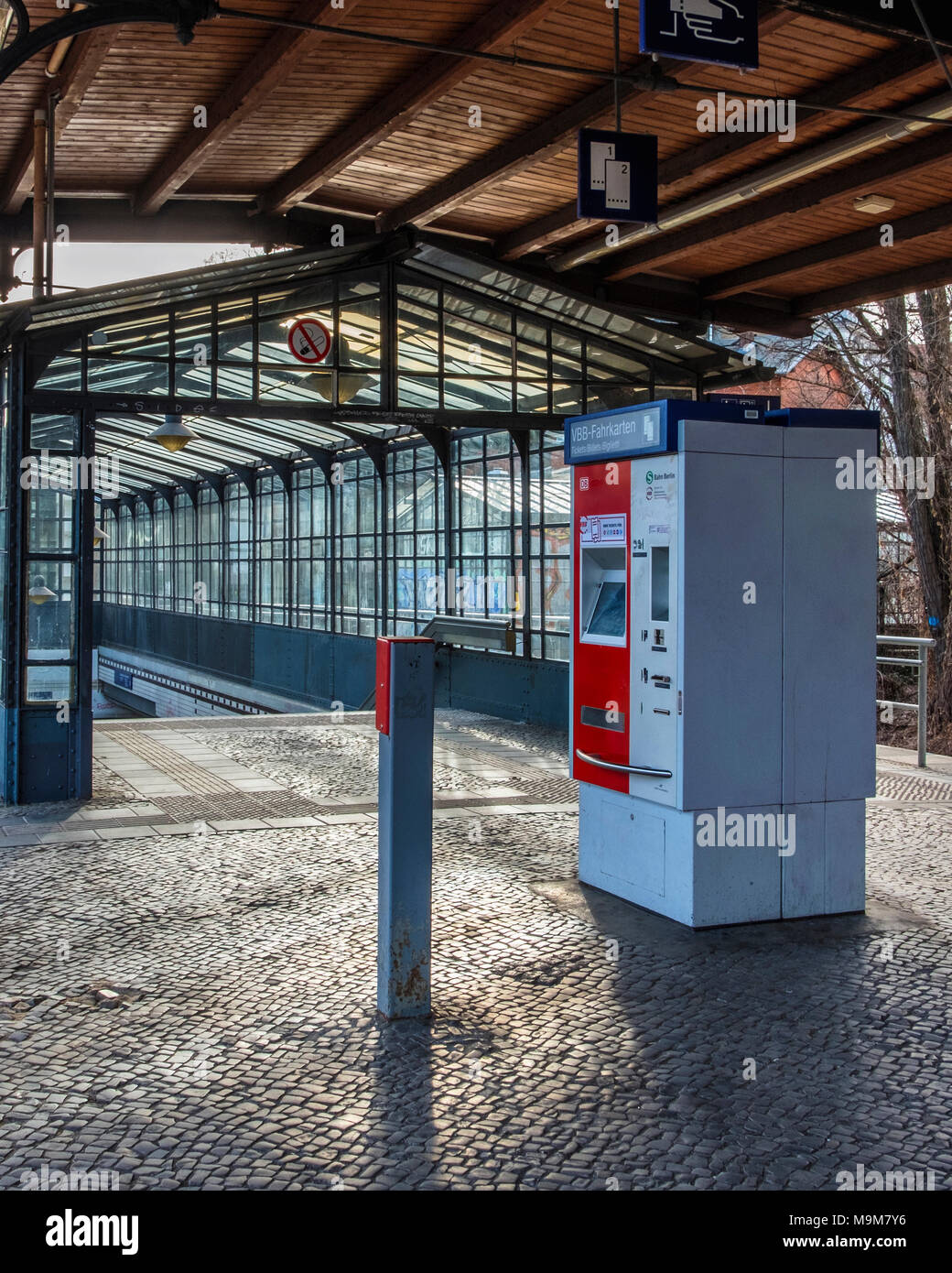 Berlin-Schöneberg. Friedenau S-bahn railway station serves S1 line ...