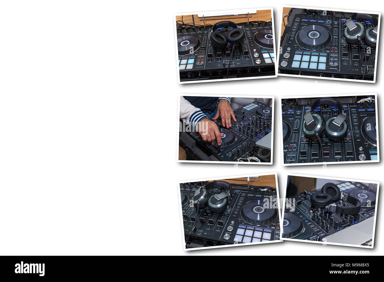 Dj collage hi-res stock photography and images - Alamy