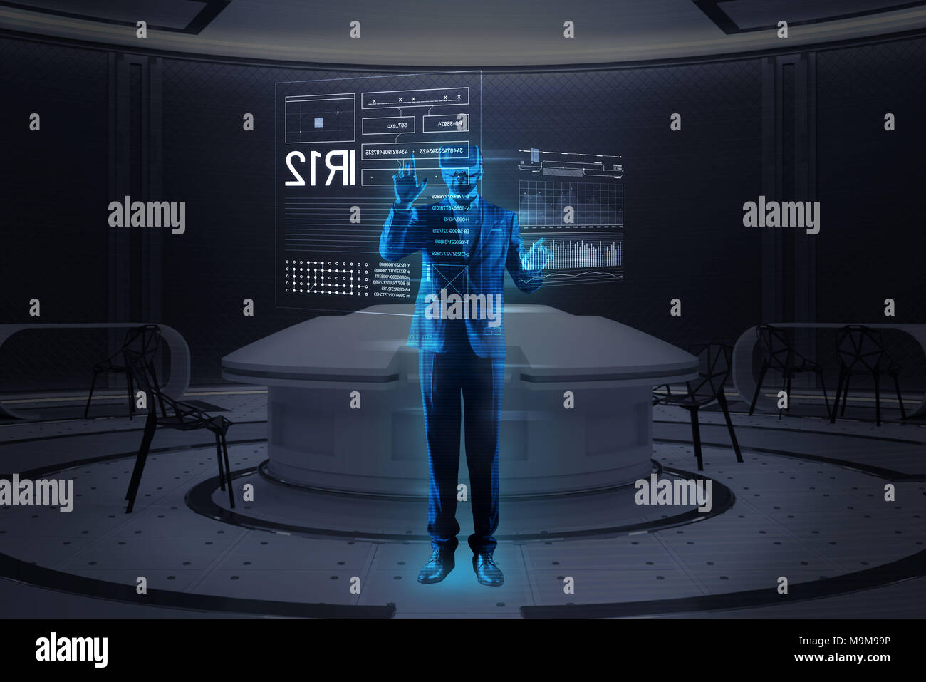 Hologram hi-res stock photography and images - Alamy