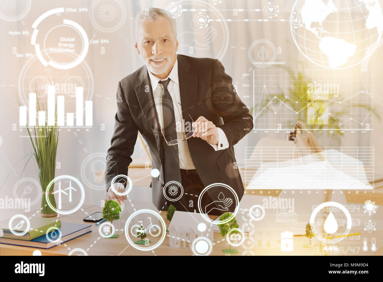 Happy enthusiastic engineer hi-res stock photography and images - Alamy