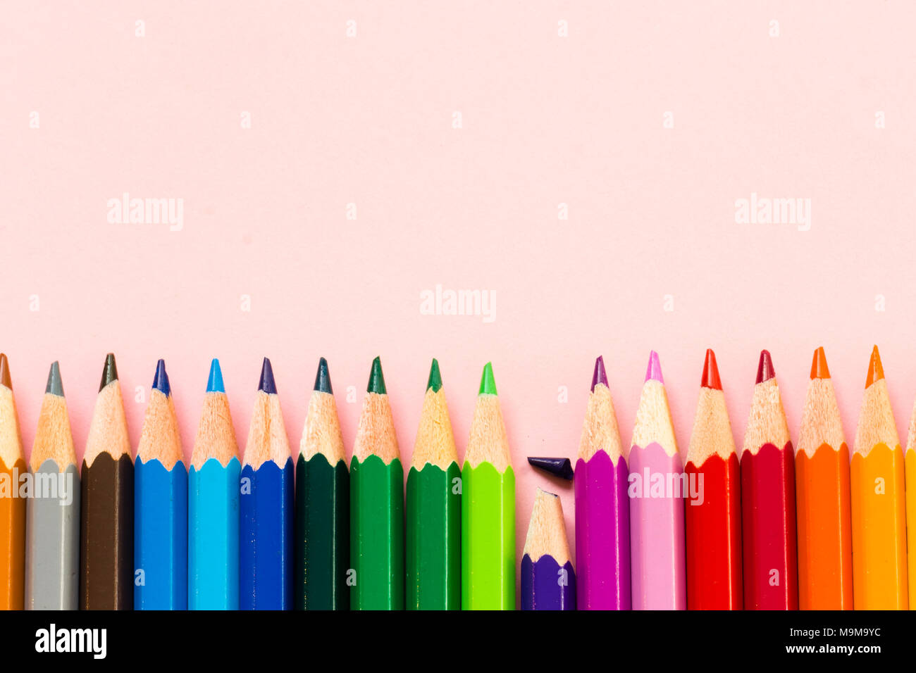 Broken crayons hi-res stock photography and images - Alamy