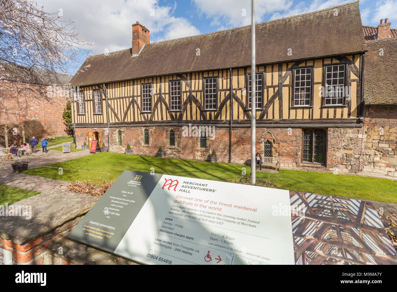 Merchant Adventurer's Hall, in York,North Yorkshire,England,UK Stock ...