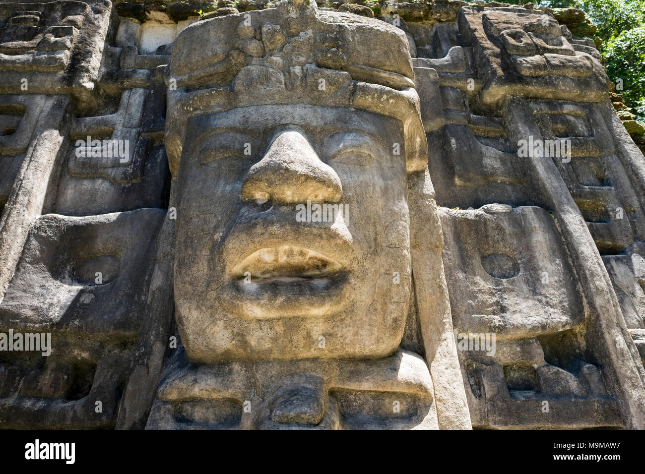 Mask Temple Ancient Maya Ruins High Resolution Stock Photography and ...