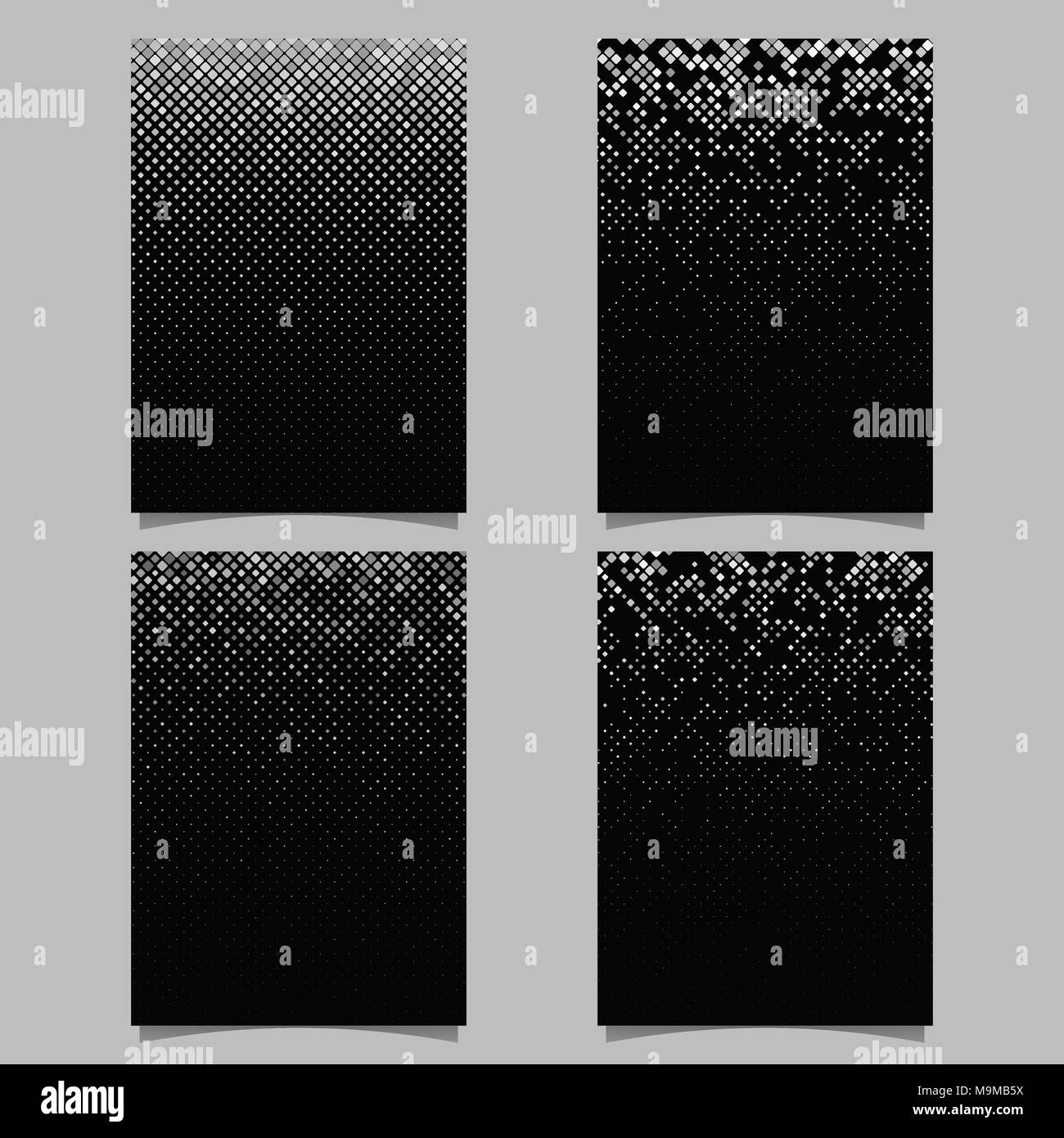 Geometric Diagonal Square Pattern Background Brochure Template Stock