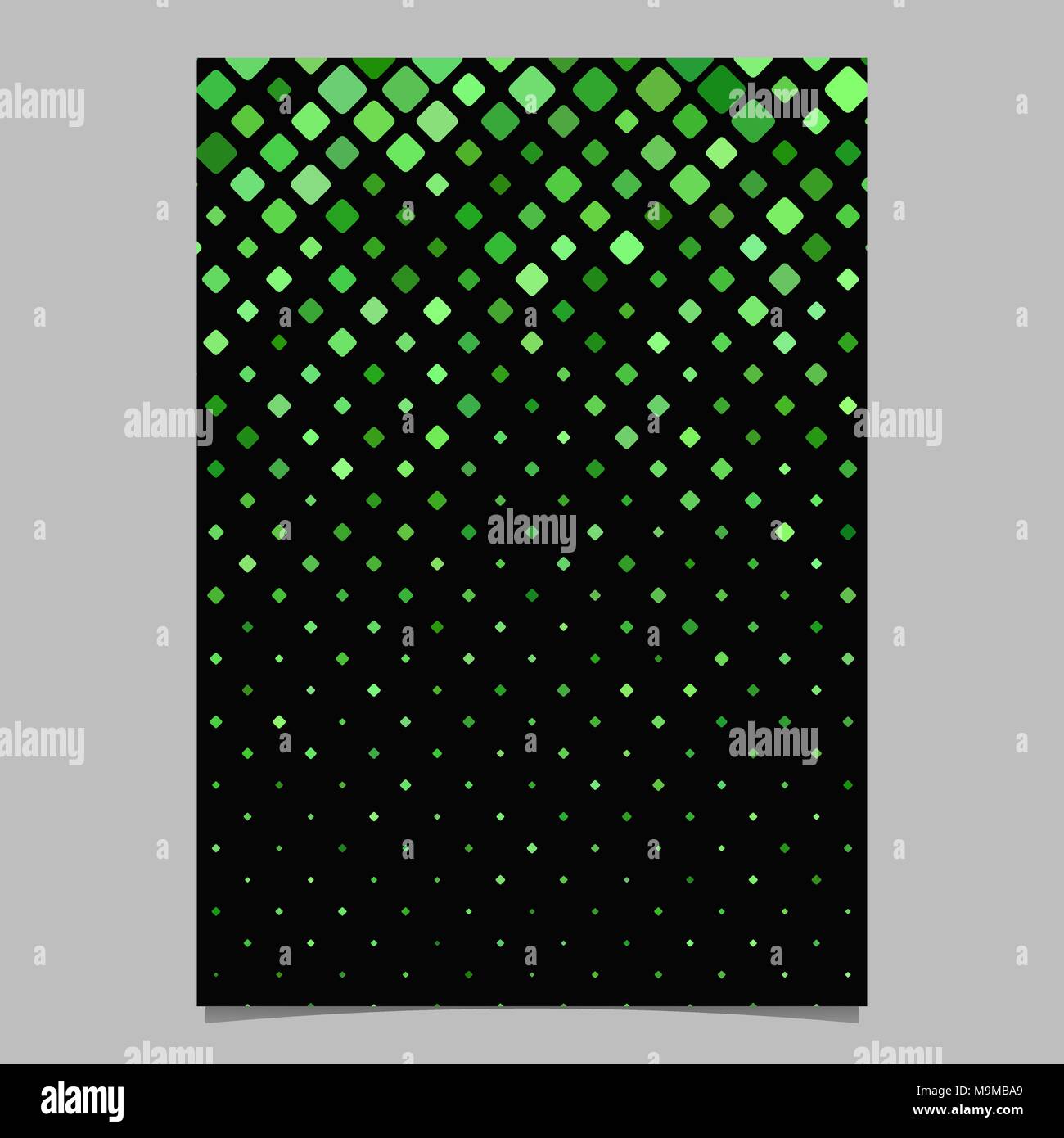 Geometrical Diagonal Square Pattern Background Brochure Template Stock