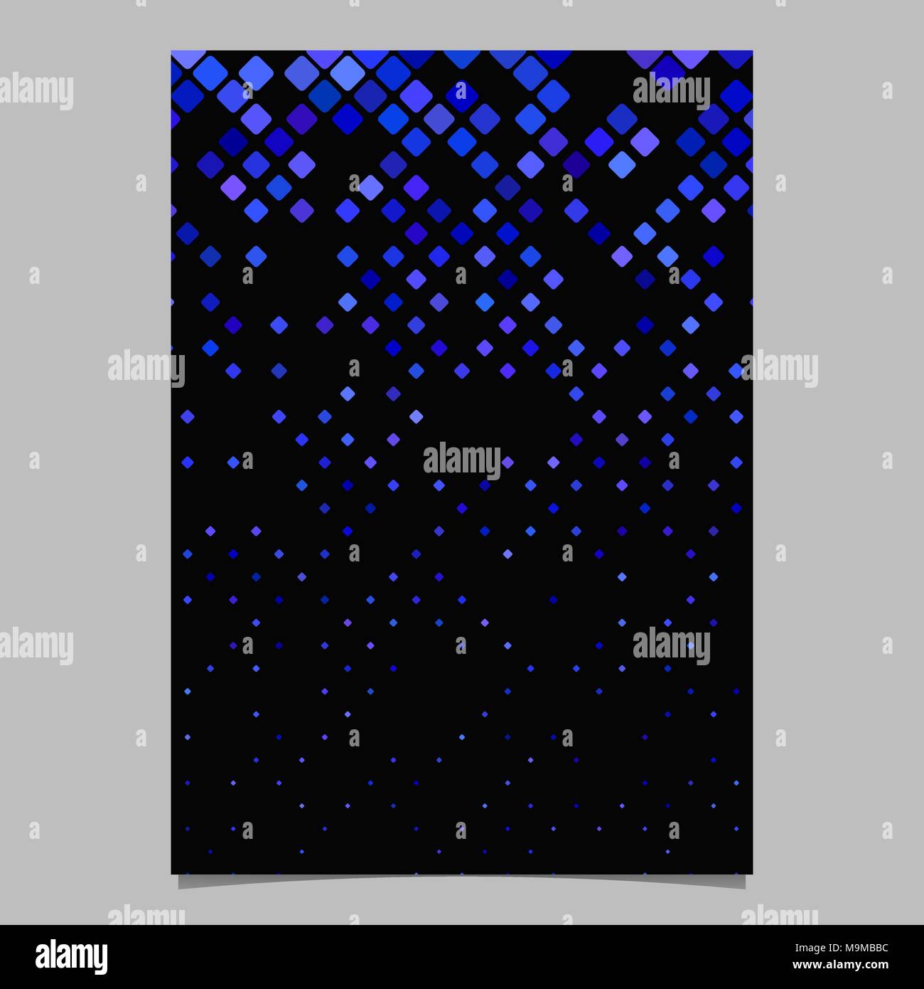 Geometric Diagonal Square Pattern Background Brochure Template Stock