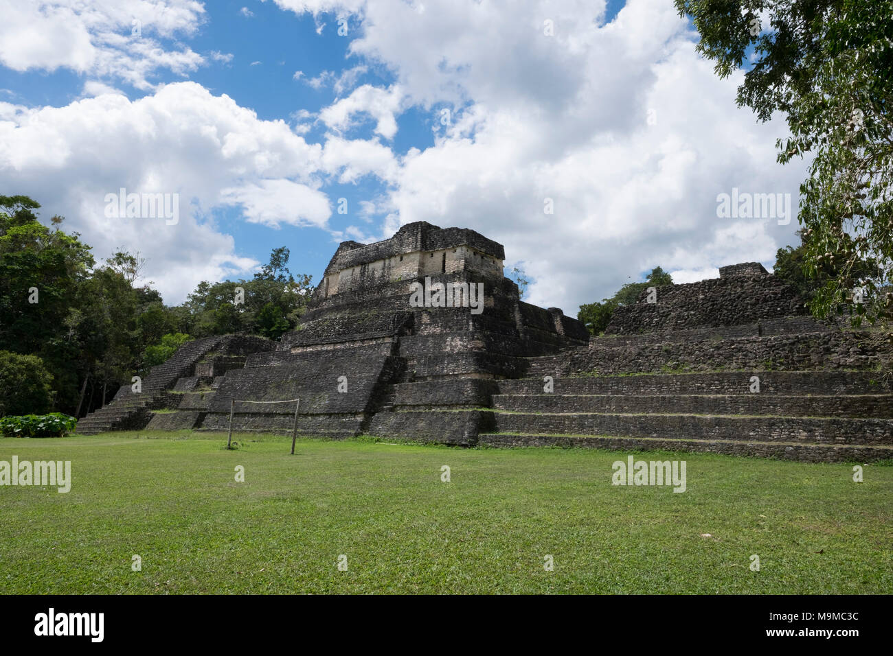 Ancient Mayan temples and ruins of Caracol, Belize Stock Photo - Alamy