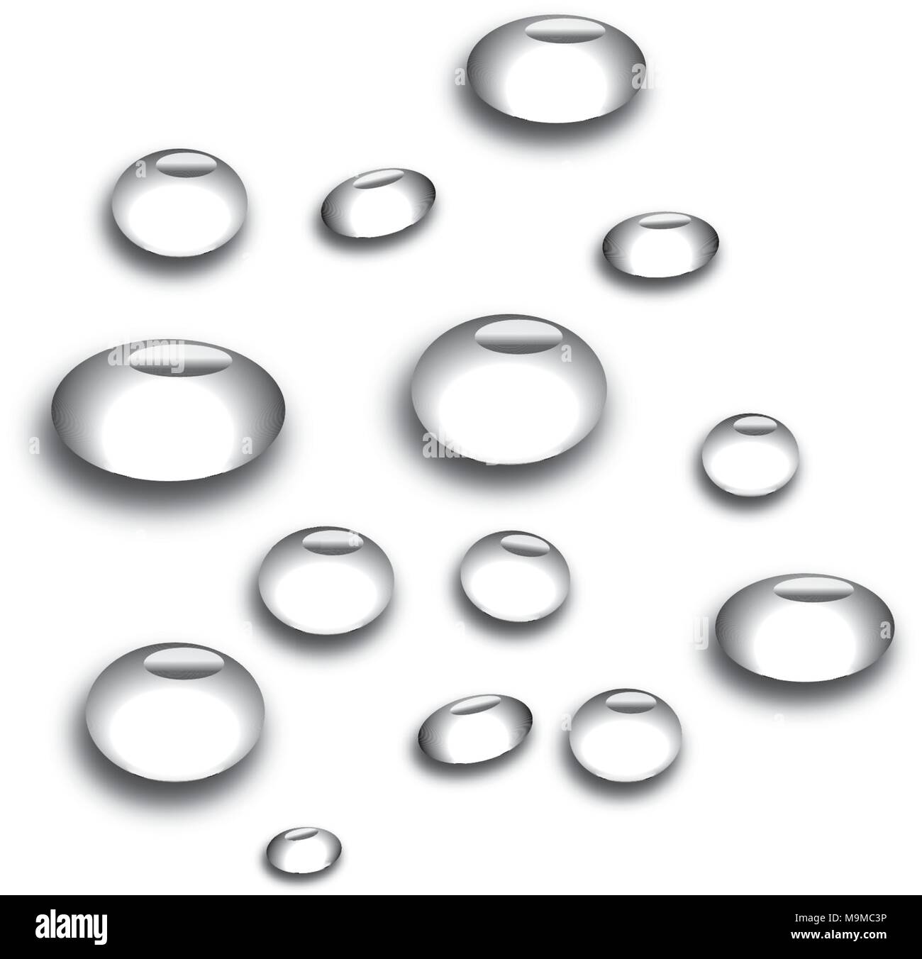 Water droplets window Cut Out Stock Images & Pictures - Alamy