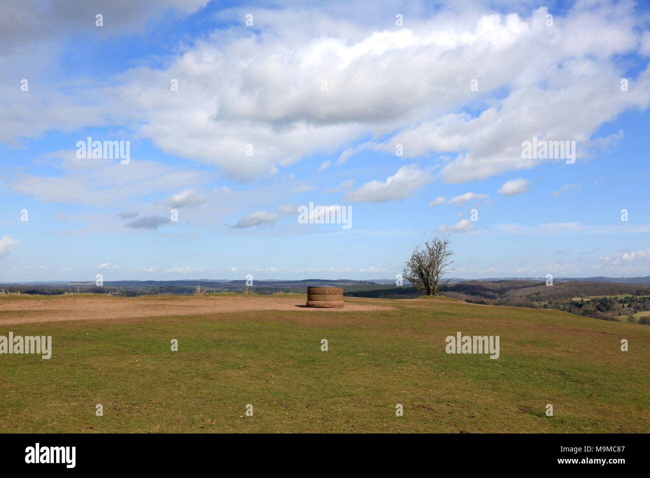 Toposcope at Kinver edge, Staffordshire, England, uk Stock Photo - Alamy