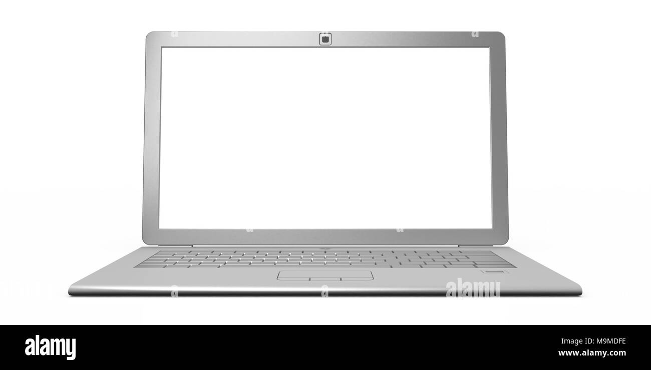 Simple notebook 3d rendering Stock Photo - Alamy