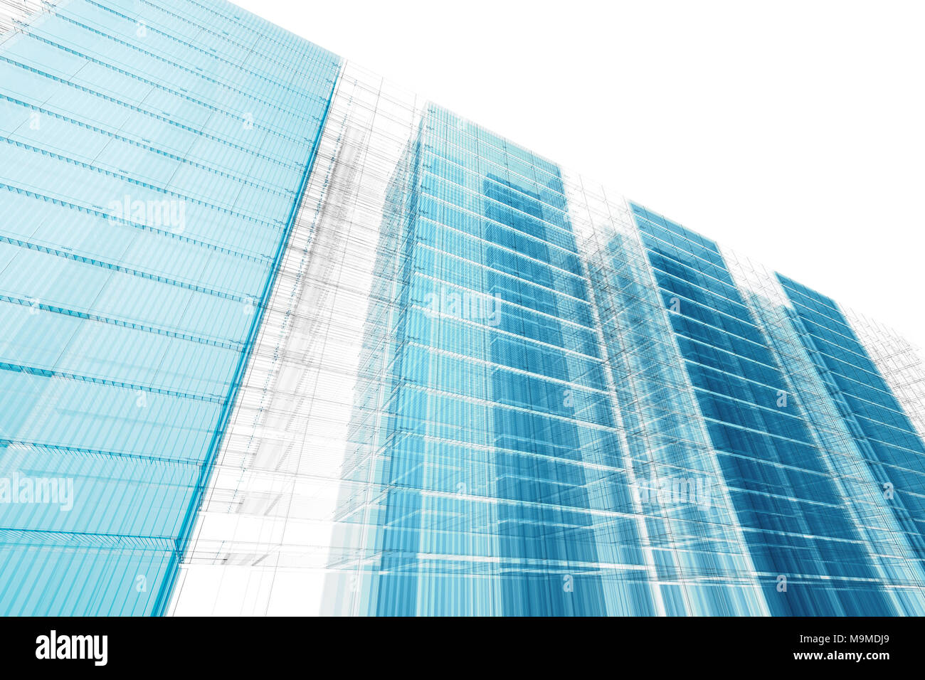 Building project 3d rendering Stock Photo - Alamy