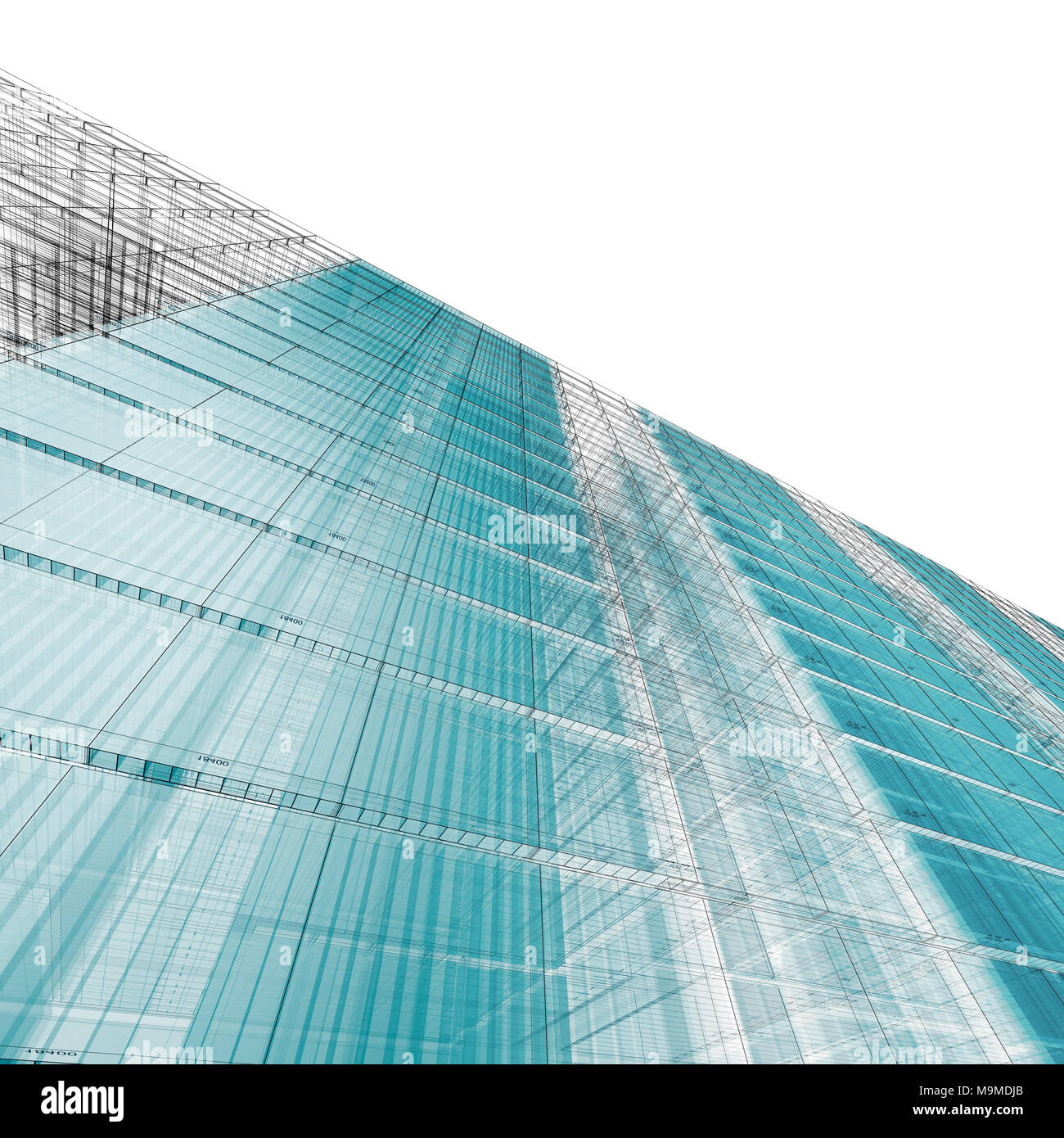 Building Project 3d Rendering Stock Photo Alamy