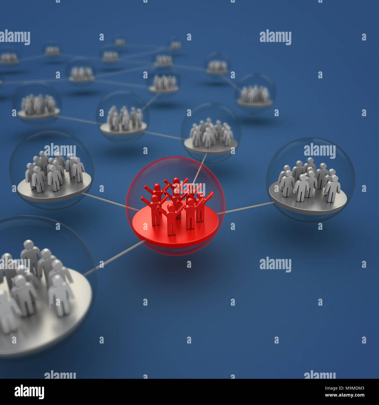 Success network connection background 3d rendering Stock Photo - Alamy