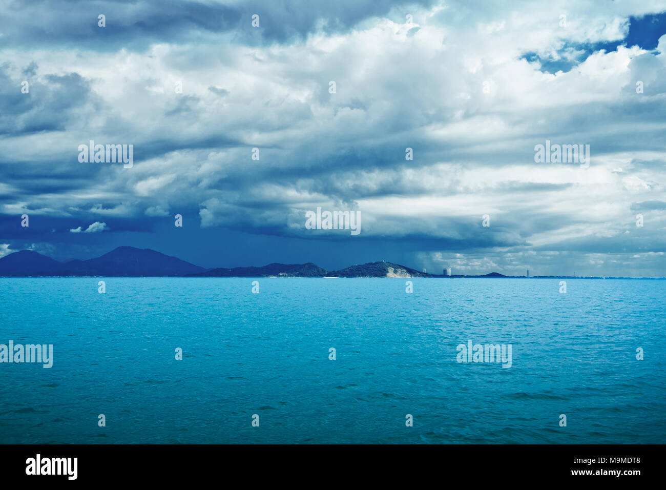 Tropical storm outdoor scene Stock Photo - Alamy