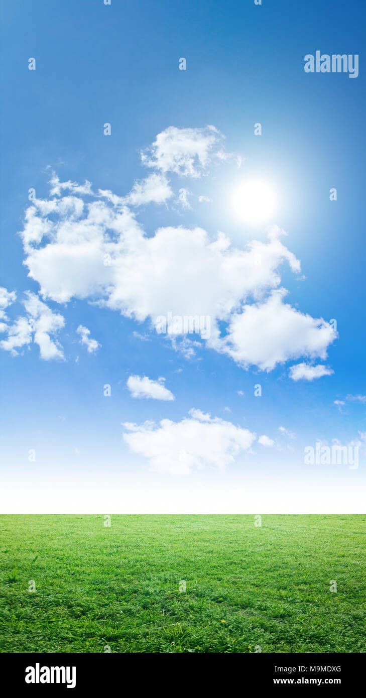 Sky and grass Stock Photo - Alamy