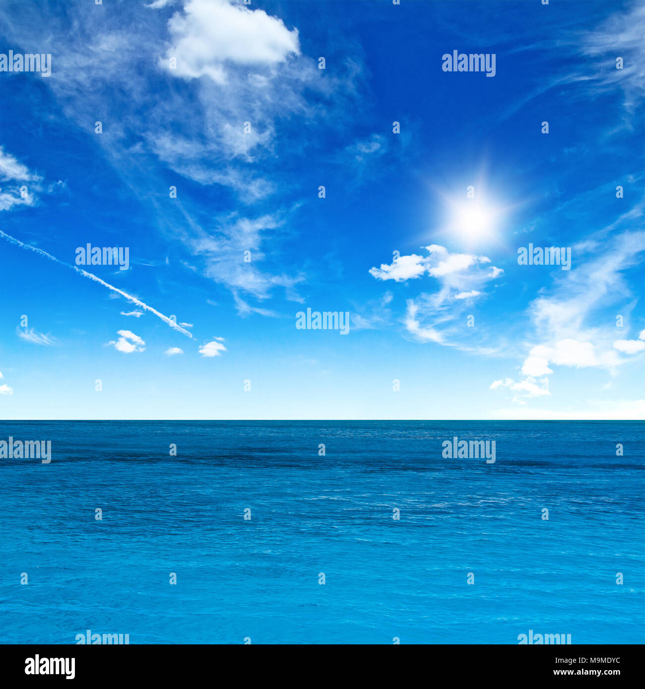 Sea and sky Stock Photo - Alamy