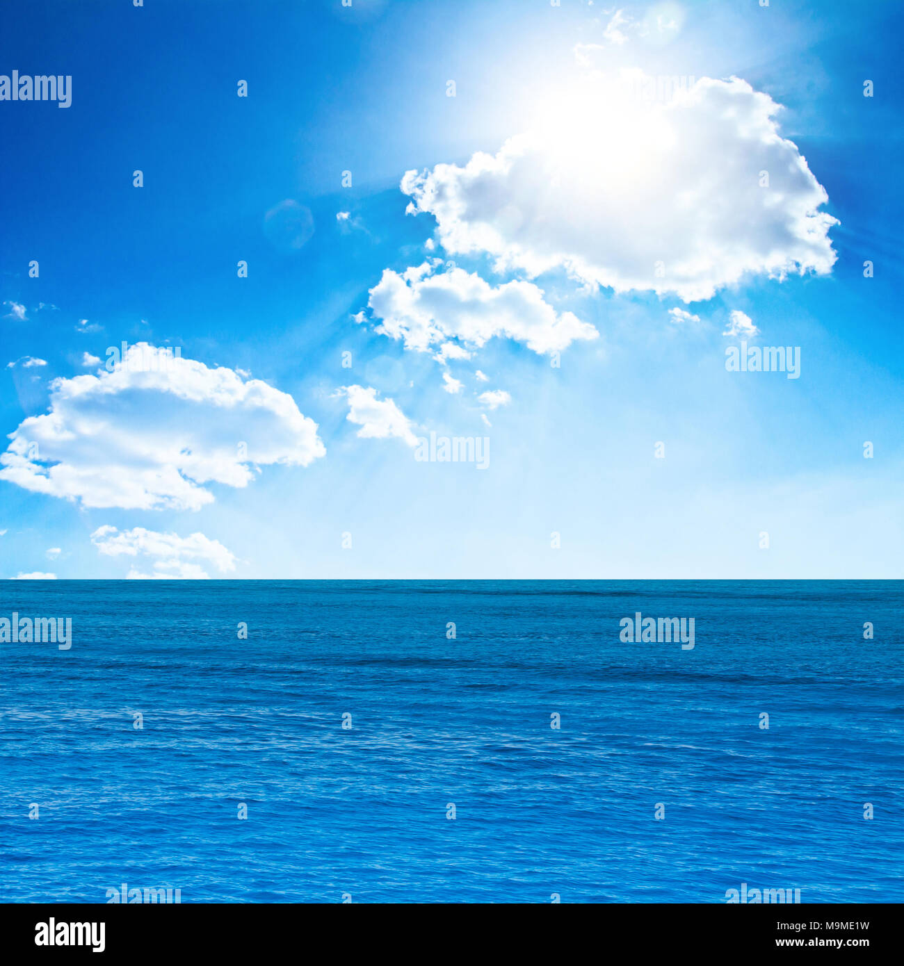 Sky and sea Stock Photo - Alamy