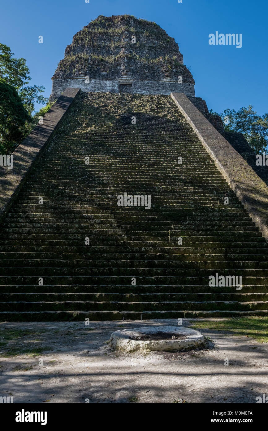 Ancient Mayan temple of Tikal, Guatemala Stock Photo - Alamy