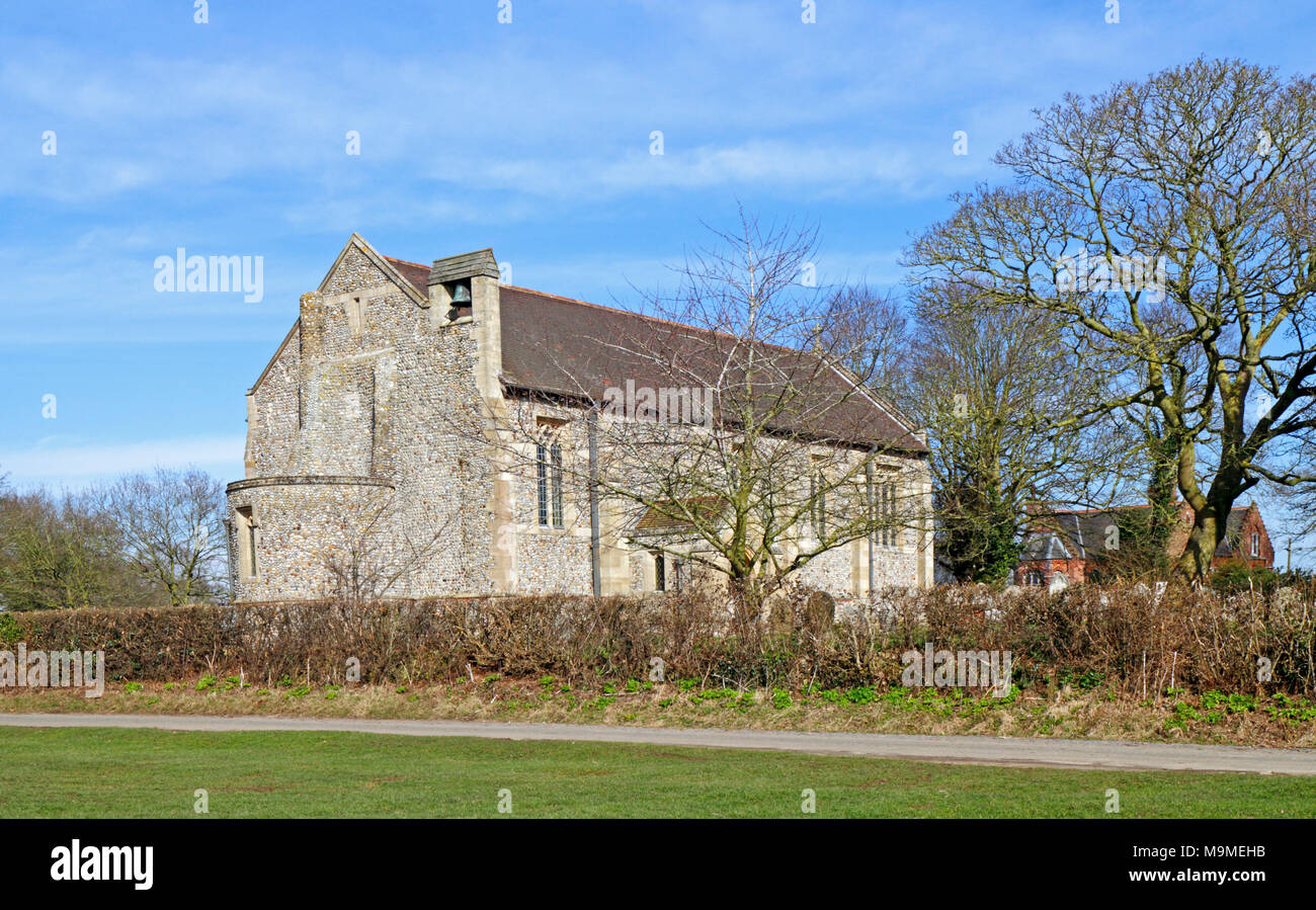 A view of the parish church of St Nicholas from the south-west at ...