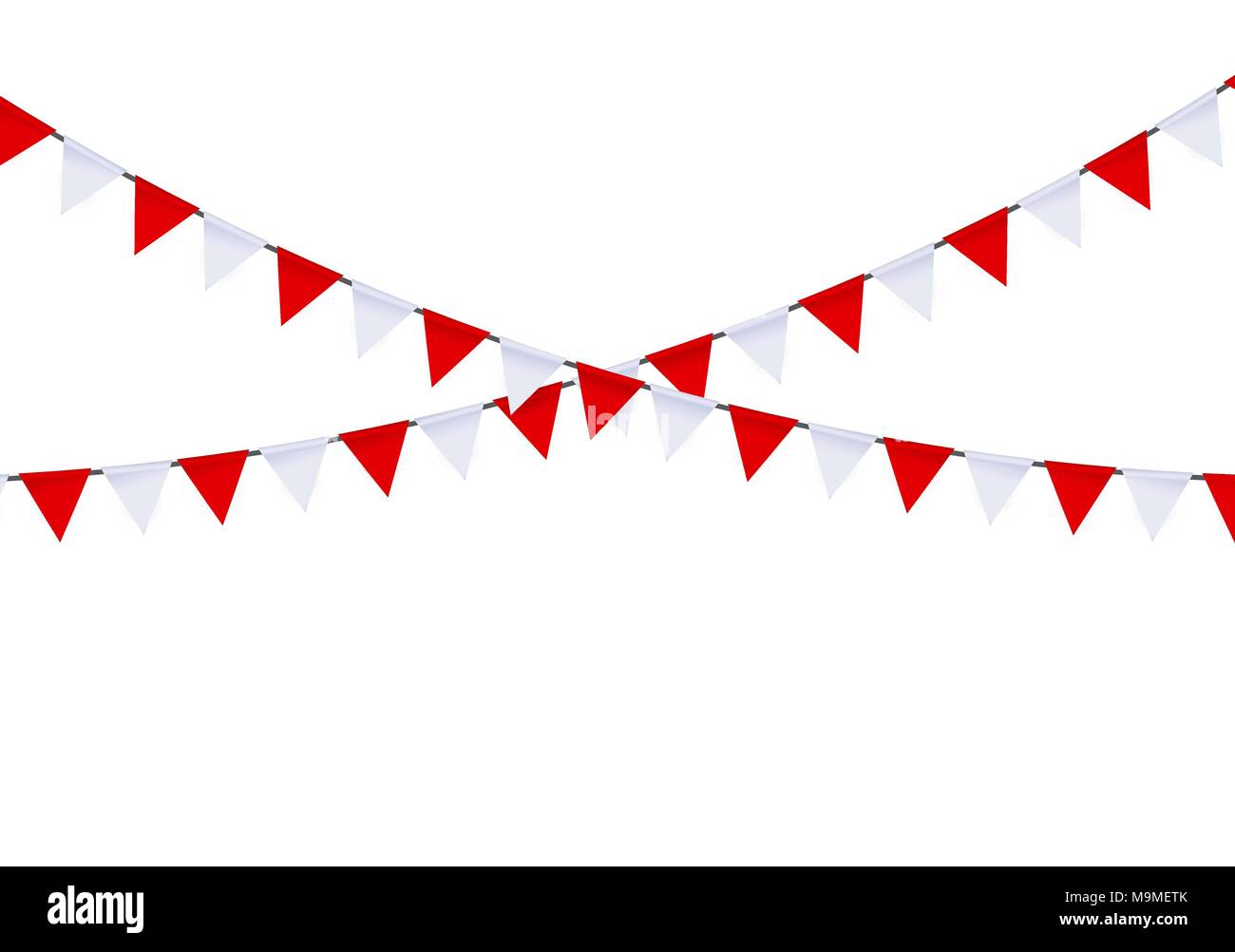 Party Background with Flags Vector Illustration Stock Vector Image ...
