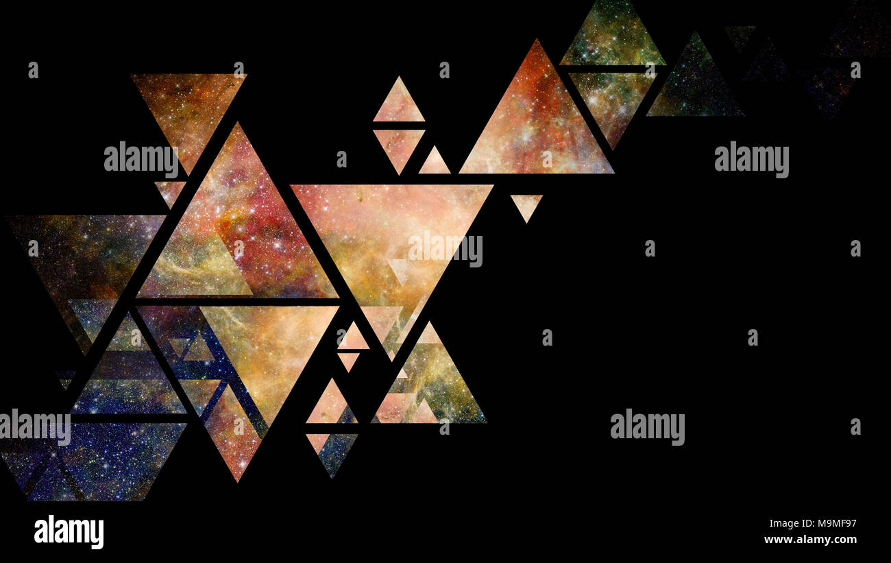 Space and geometry design. Minimal art concept. Abstract background ...