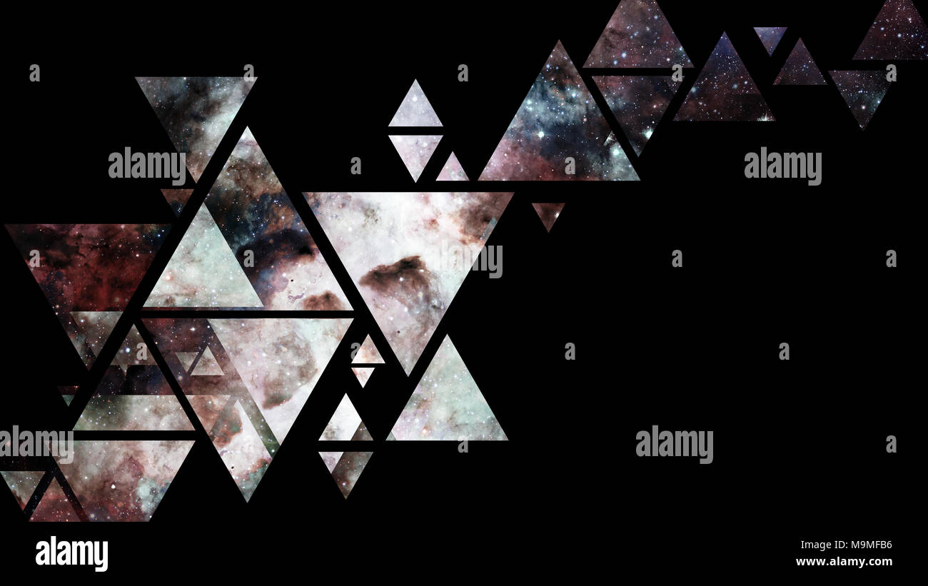 Space and geometry design. Minimal art concept. Abstract background ...