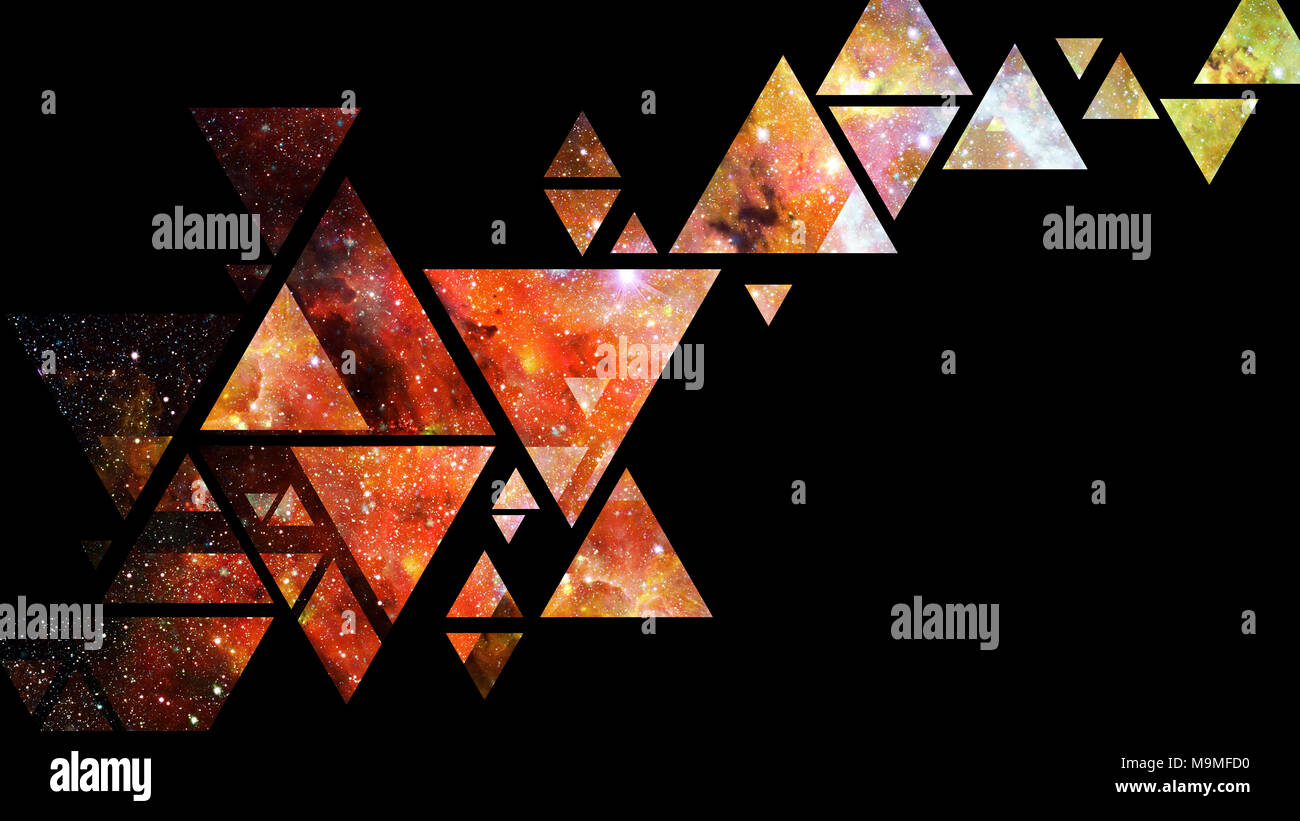 Space and geometry design. Minimal art concept. Abstract background ...