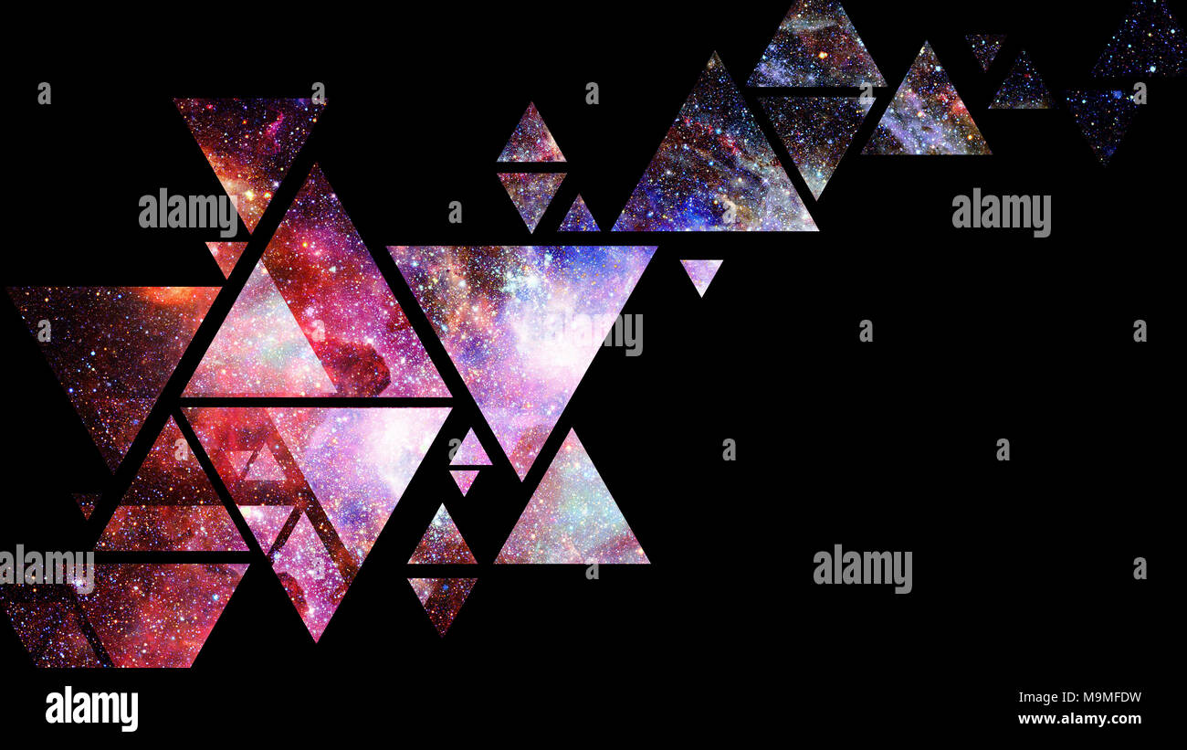 Space and geometry design. Minimal art concept. Abstract background ...