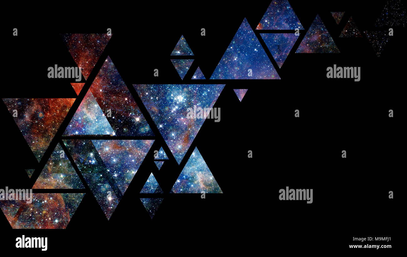 Space and geometry design. Minimal art concept. Abstract background ...