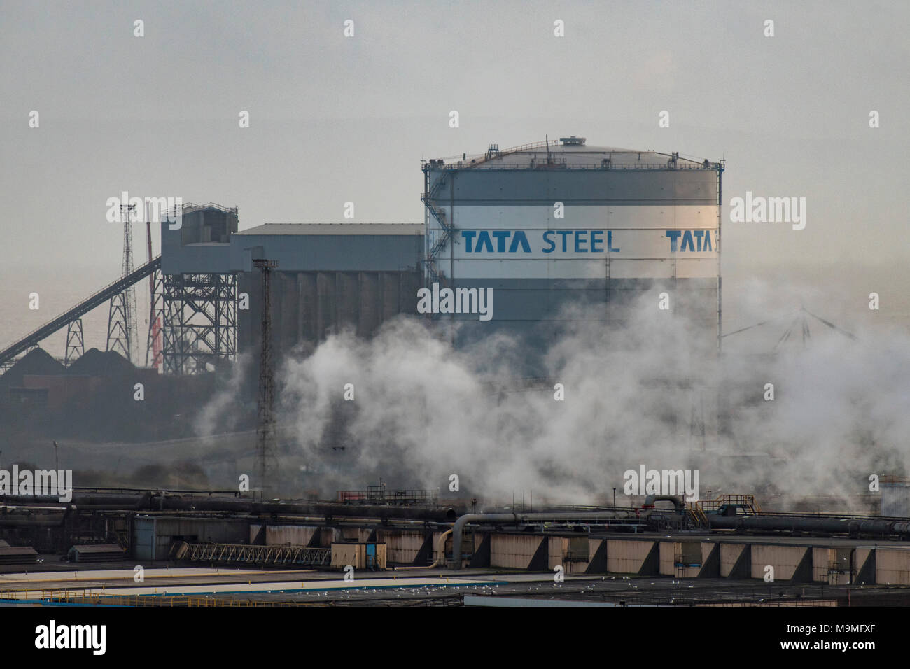 Tata Steel steelworks in Port Talbot, South Wales Stock Photo - Alamy