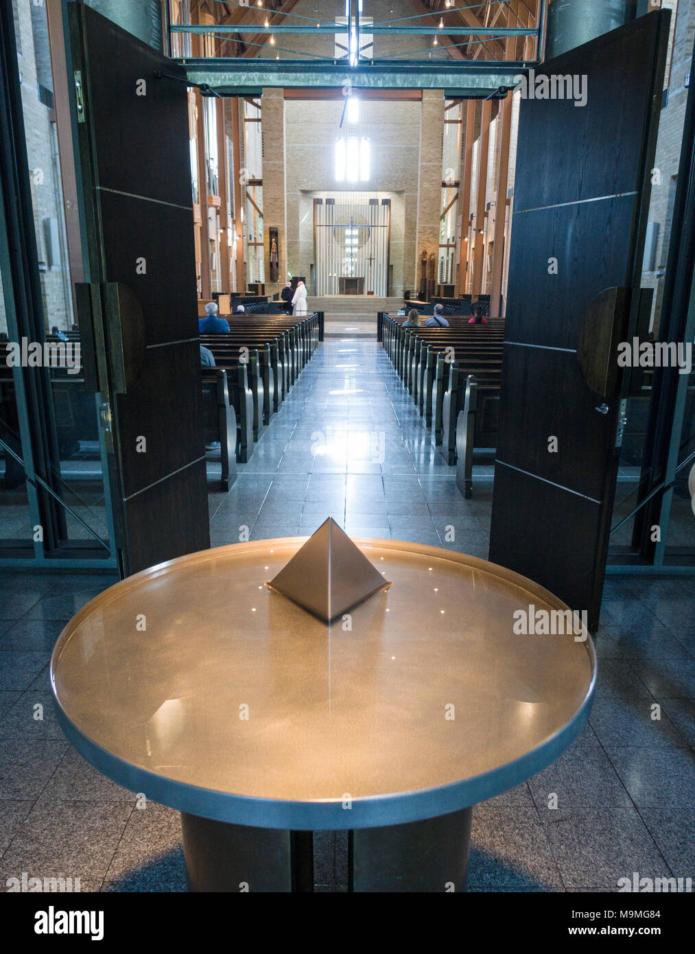 Baptismal font chapel hi-res stock photography and images - Alamy