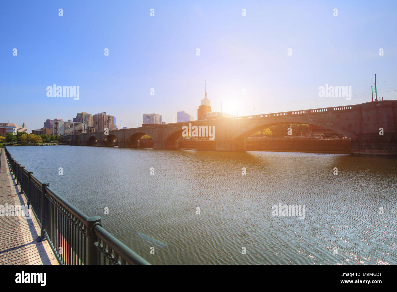 Boston downtown bridges Stock Photo - Alamy