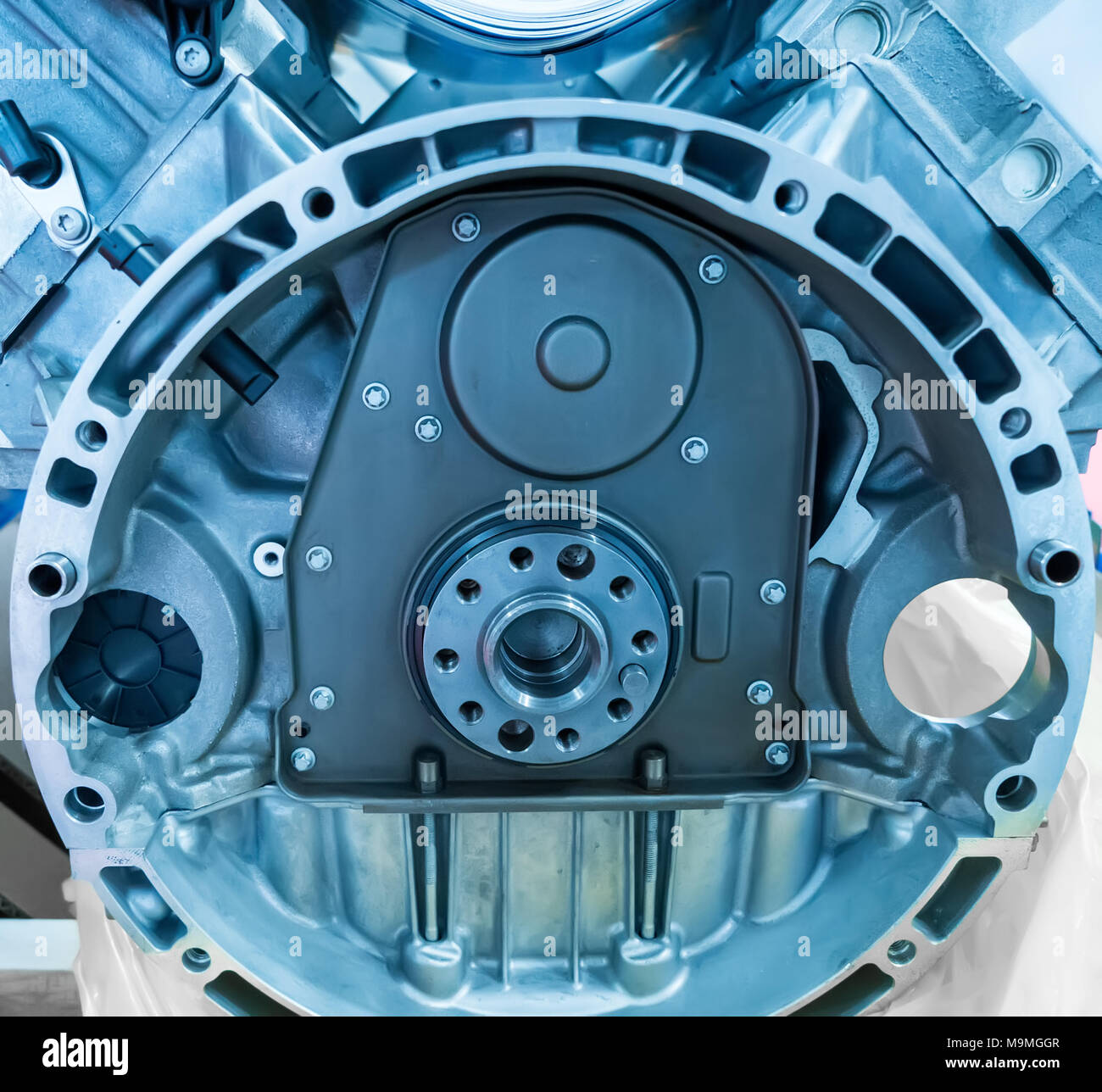 car engine section Stock Photo - Alamy
