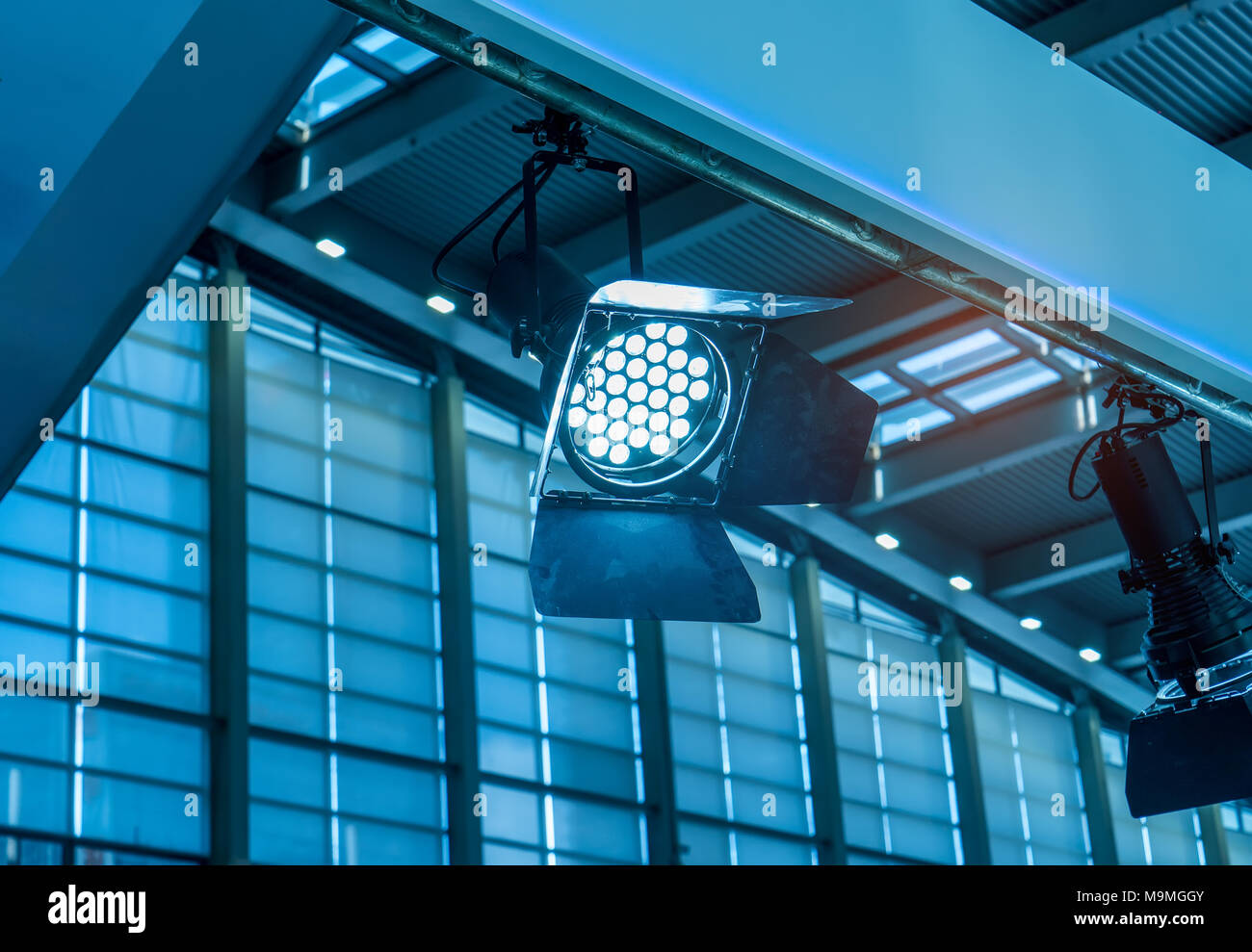 LED Light on mall roof Stock Photo - Alamy