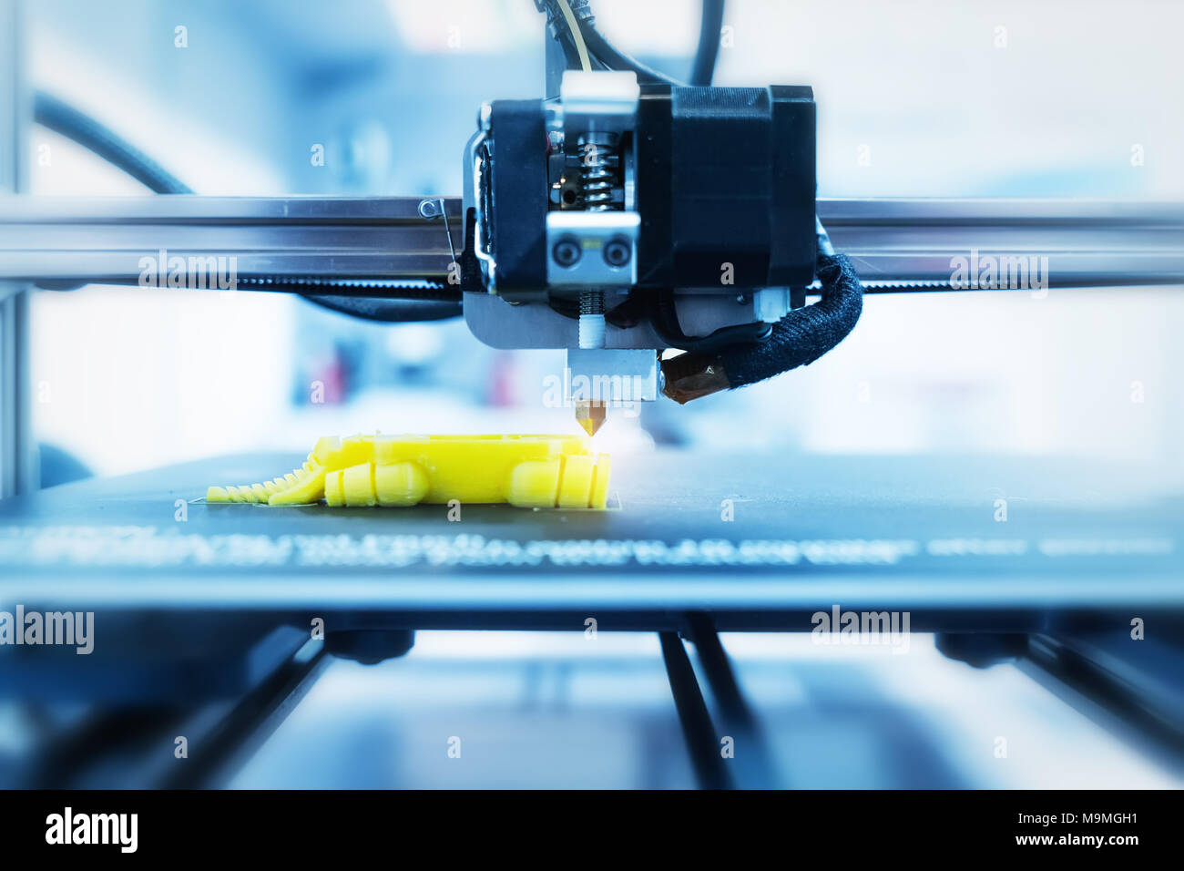 Three dimensional printing machine,3D printer Stock Photo - Alamy