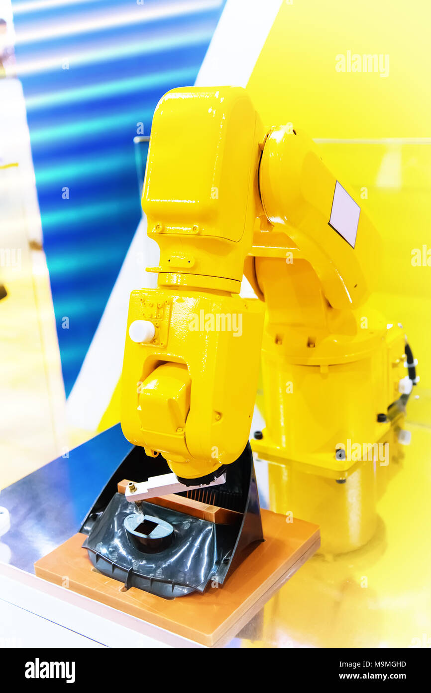 Controler of robotic hand Stock Photo - Alamy