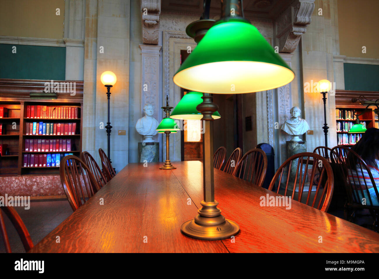 BOSTON, MA, USA – OCTOBER 2017: Boston public library interior Stock ...
